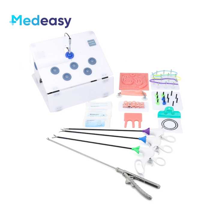 Laparoscopy Pelvitrainer Laparoscopic Simulator with Adjustable ...