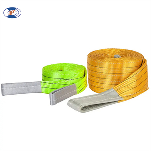 Crane Lifting Belt - Heavy Duty Polyester Webbing Sling
