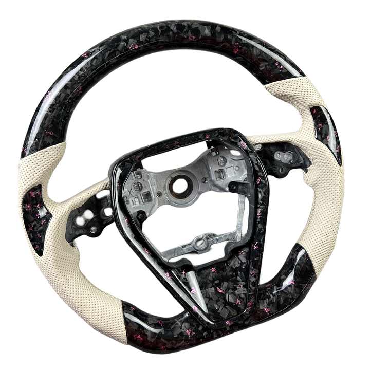 Custom Carbon Fiber Sports Steering Wheel for 2018+ Toyota Camry - OEM