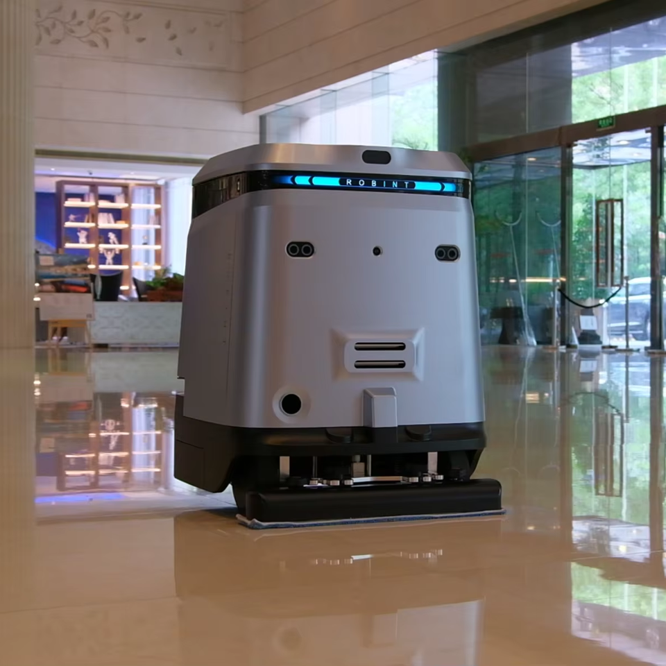 Smart Commercial Cleaning Robot with Dust Removal and Floor Functions ...