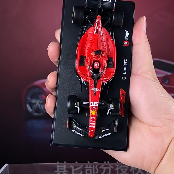 2023 Bburago 1/43 Ferrar I F23 #16 #55 Without Helmet Formula One F1 ...