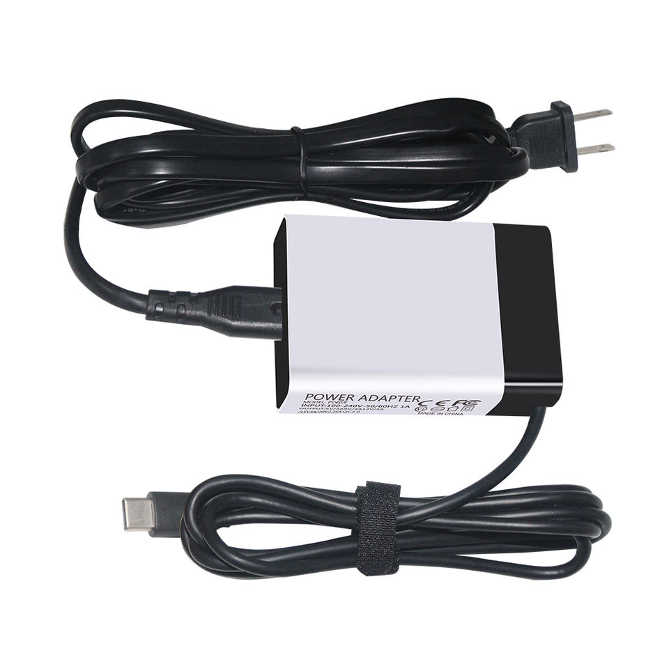 IEC C6 Inlet USB C Type Supply - 60W Adaptor & 30W Charger