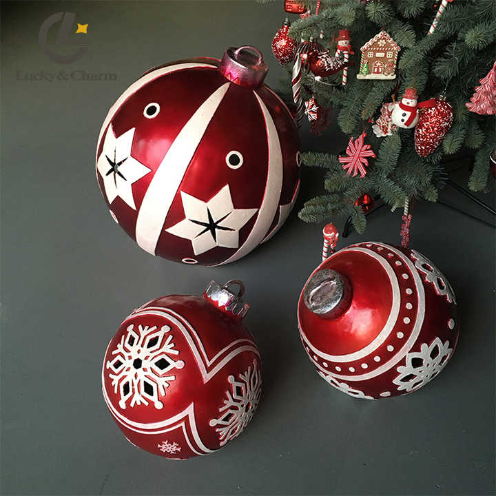 Factory Custom Resin Indoor Villa Xmas Decoration Big Large Snowflake ...