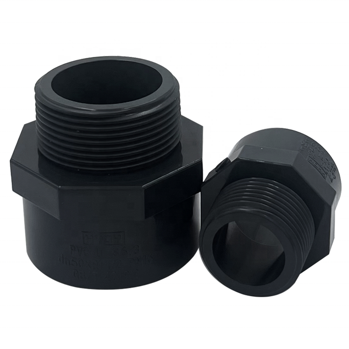 High Quality PVC Pipe Fittings Male Thread Coupling Joint UPVC Plastic ...