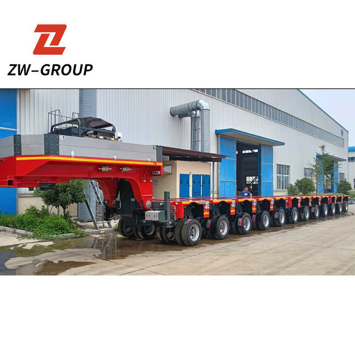 150 Tons Modular Flatbed Low Bed Trailer - ZW Quality