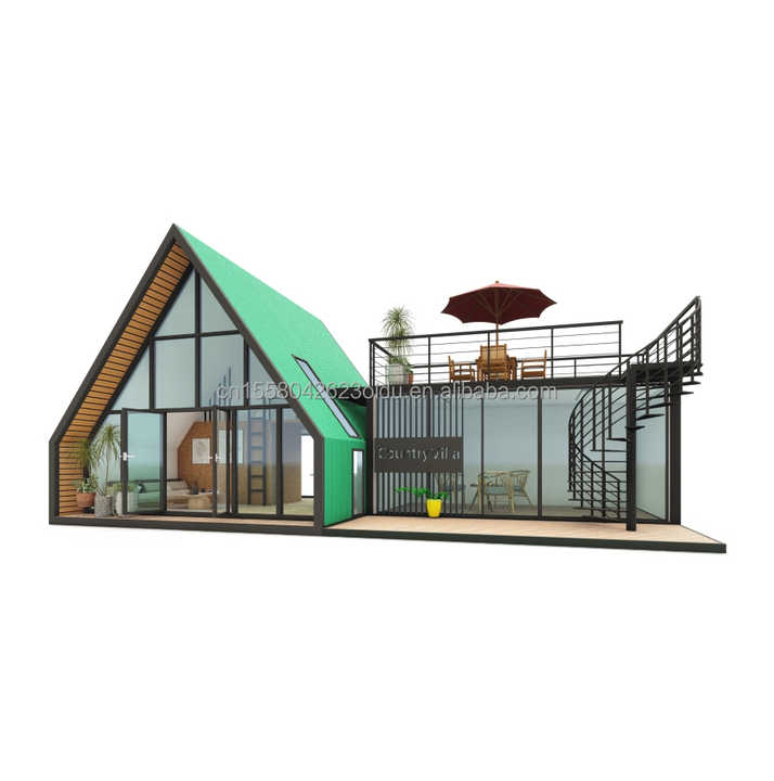 Luxury Prefabricated Steel Triangle House for Living or Hotel Use ...