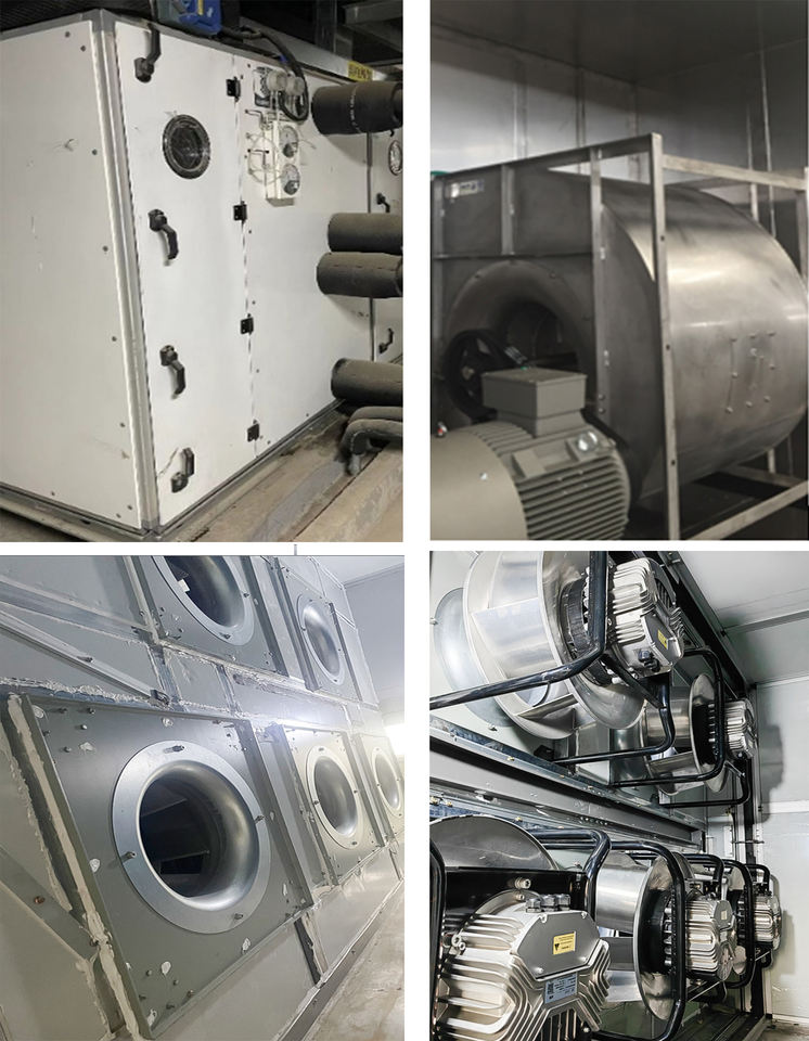 ZBM 220V EC Centrifugal Fans Airfoil - Shaped Impeller Compact ...