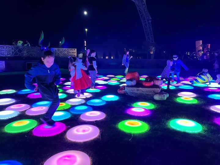 LED Brick Light Dance Floor - Interactive Fun & Durability