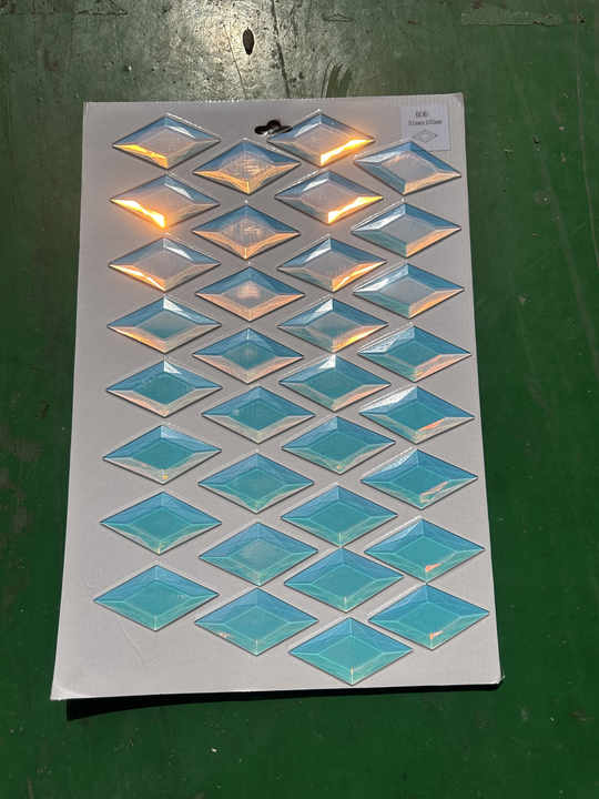 Iridescent Glass Bevel Clusters - Vatti Glass DIY Crafts