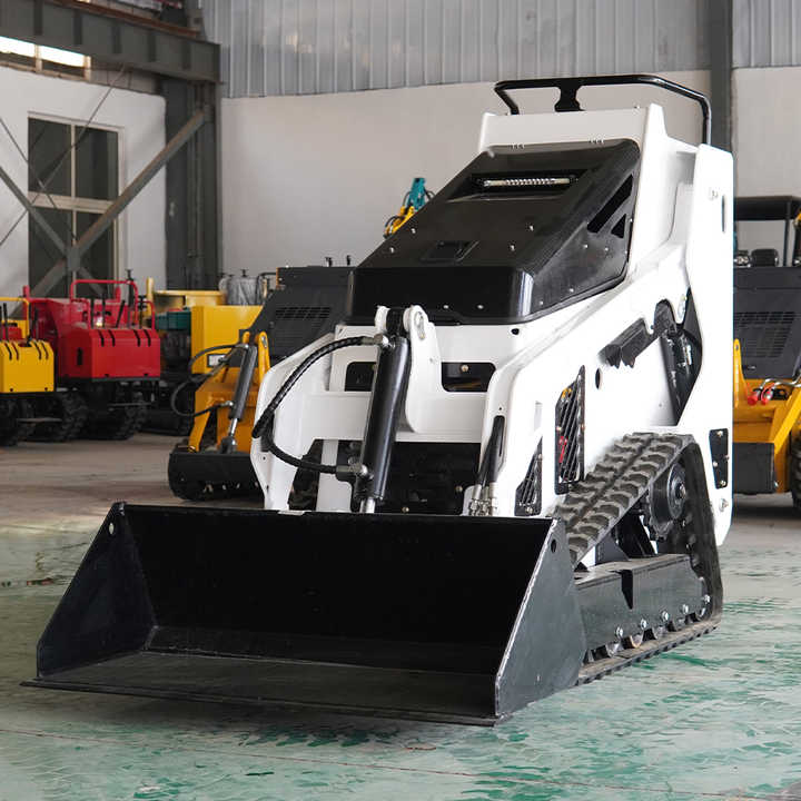450 Mini Triangle Track Skid Steer Loader with High Hydraulic Flow for ...