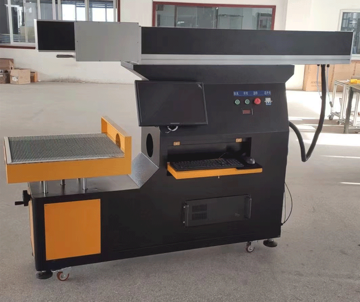 Large Format Co2 Glass Tube 3D Dynamic Laser Marking Machine for Paper ...