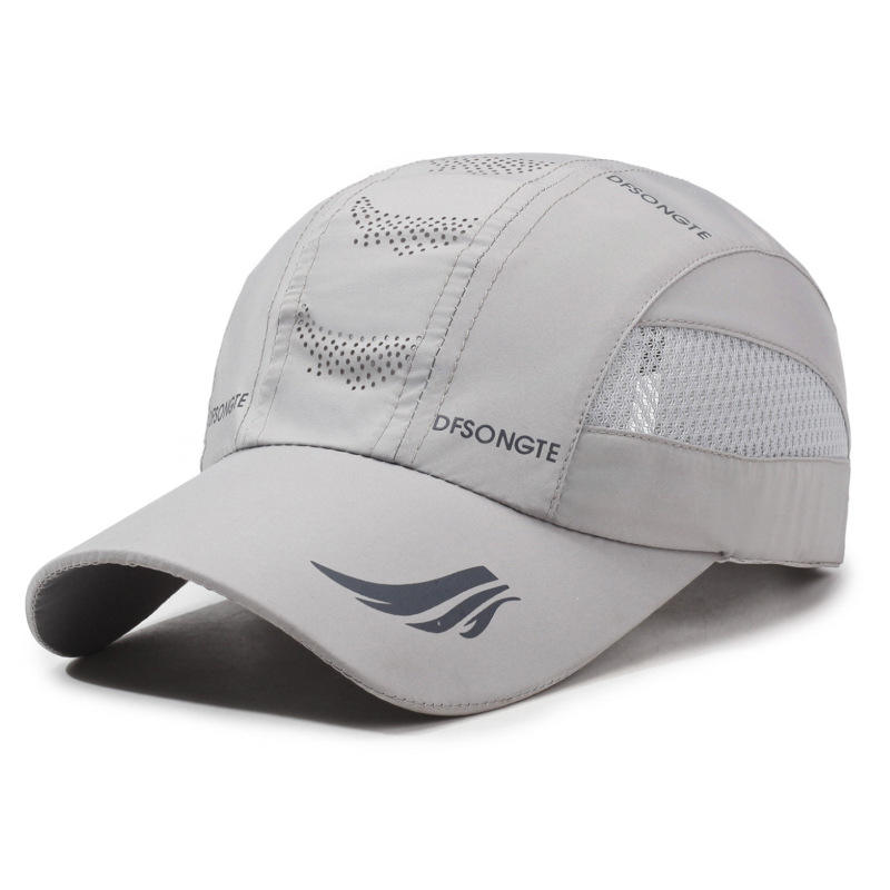 Summer Quick Dry Sports Caps Mesh Breathable Adjustable Visor Cap with ...