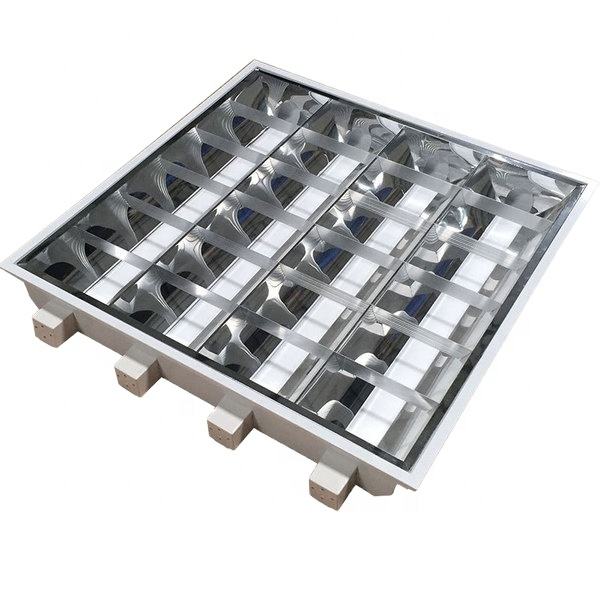 4x9W & 4x18W LED Recessed Louver Fixture | 600x600mm Ceiling Grille ...