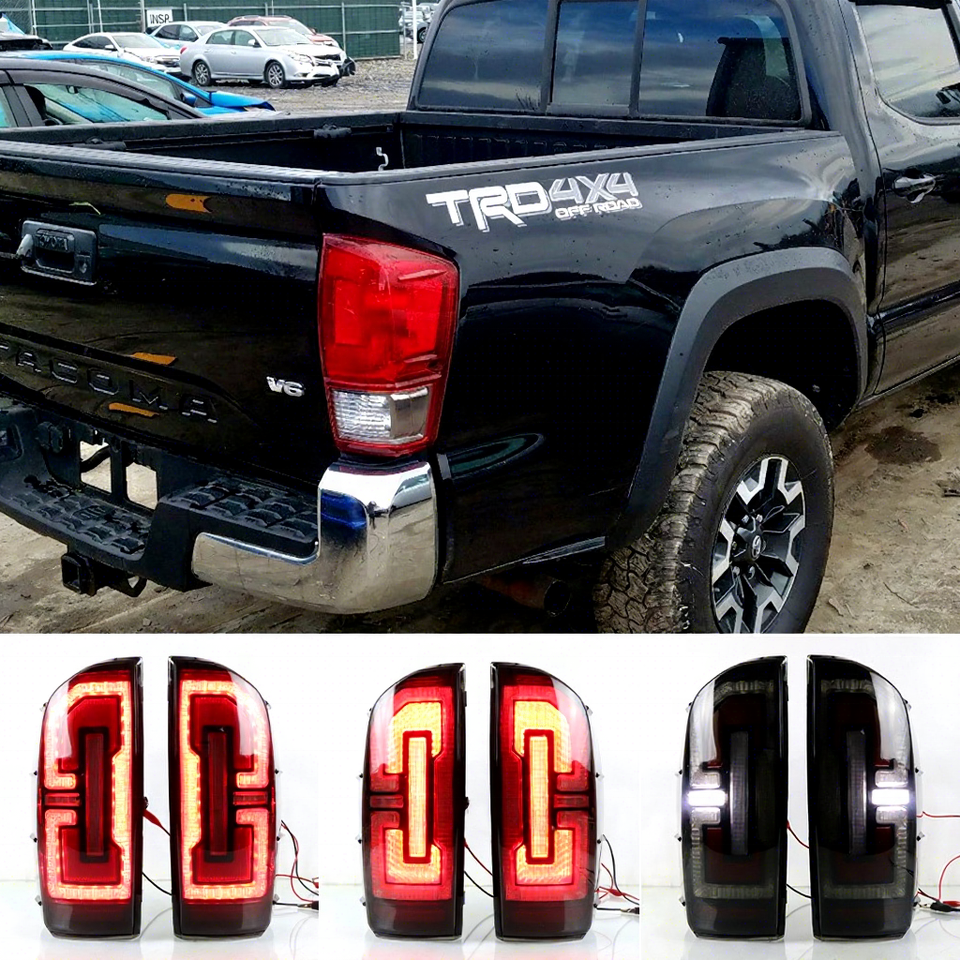 For 16-21 Tacoma Tail Light Assembly TACOMA Modified LED Running Lights ...