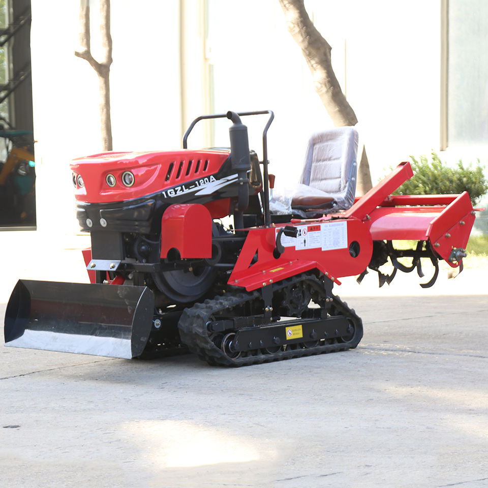 Dual-Purpose 35hp/40hp/50hp Diesel Tracked Farm Seeder Plowing Machine ...