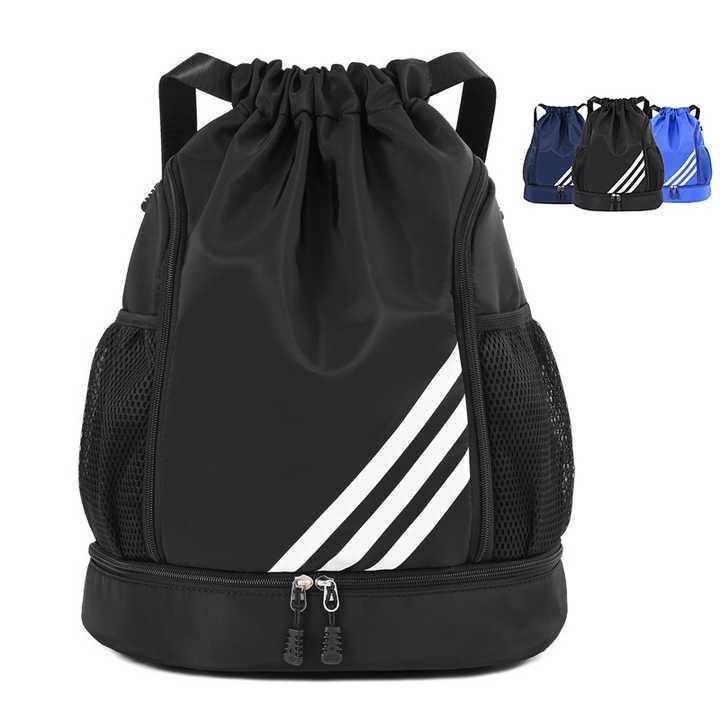 Waterproof Sport Drawstring Backpack Travel Gym Bag Unisex Custom ...