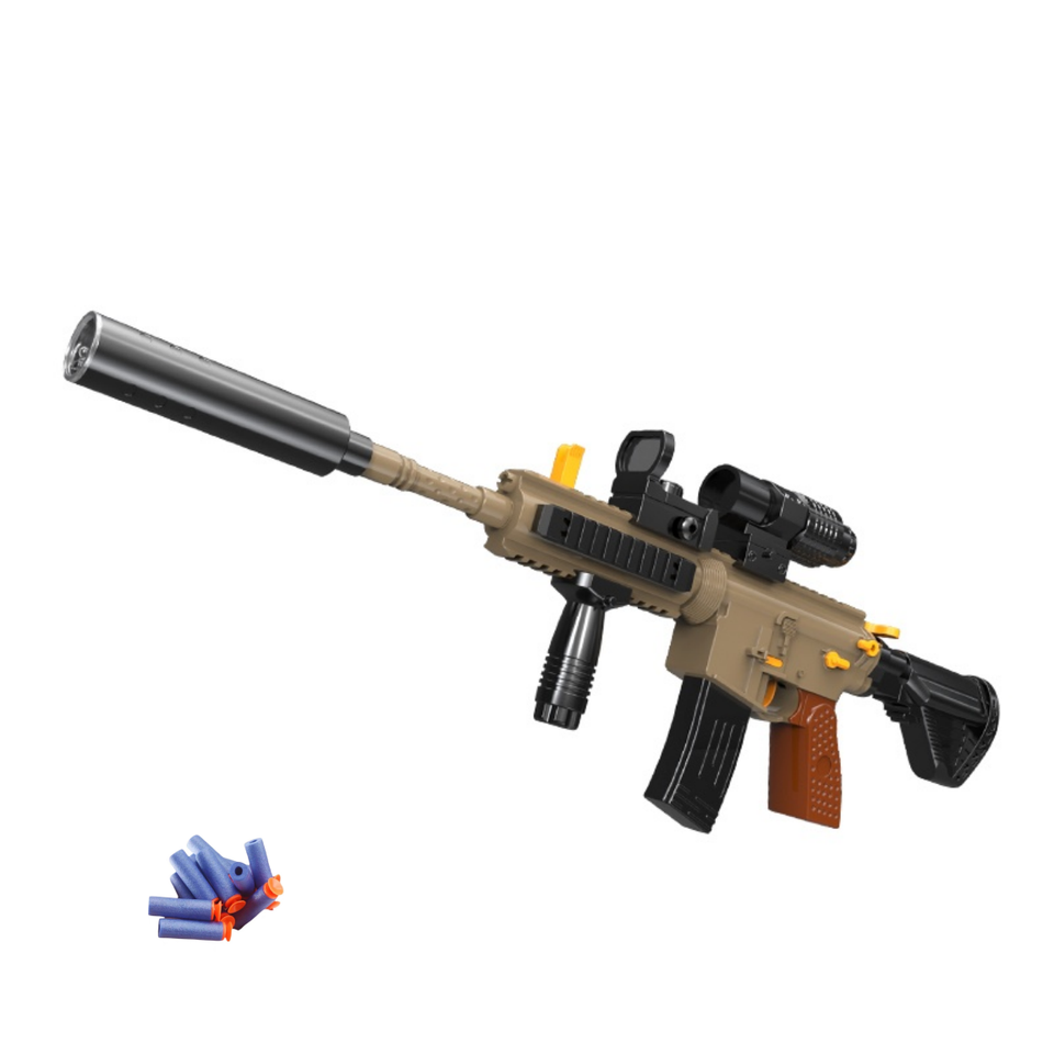 M416 Electric Automatic 400-450fps Splatter Gun Shooting Noctilucent ...