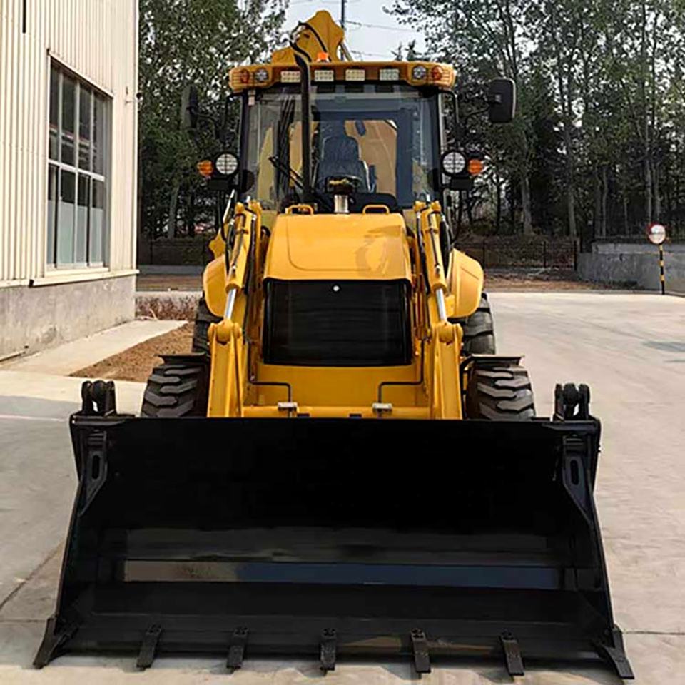 Heavy Duty Backhoe Loader High Stability with Outriggers for Road ...