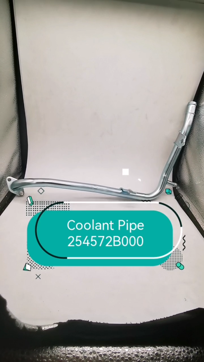 Coolant Pipe 254572B000 for HYUNDAI Accent IV I20 KIA Carens III