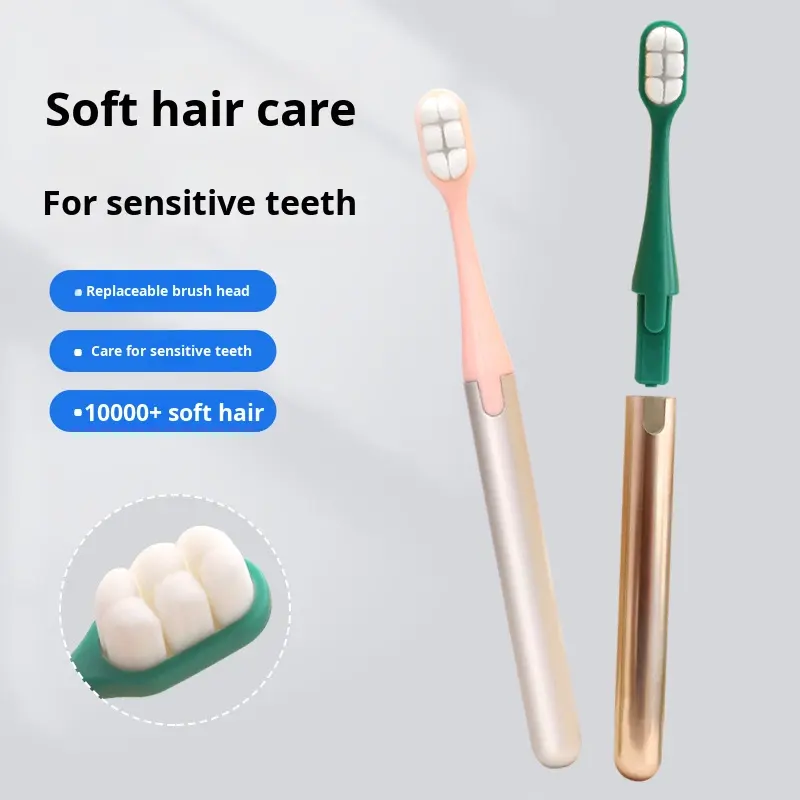Wholesale Electric Foldable Soft Nylon Bristles Adult Toothbrushes ...