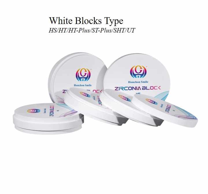 White Zirconia Blocks for Dental Ceramic - HT Zirconia