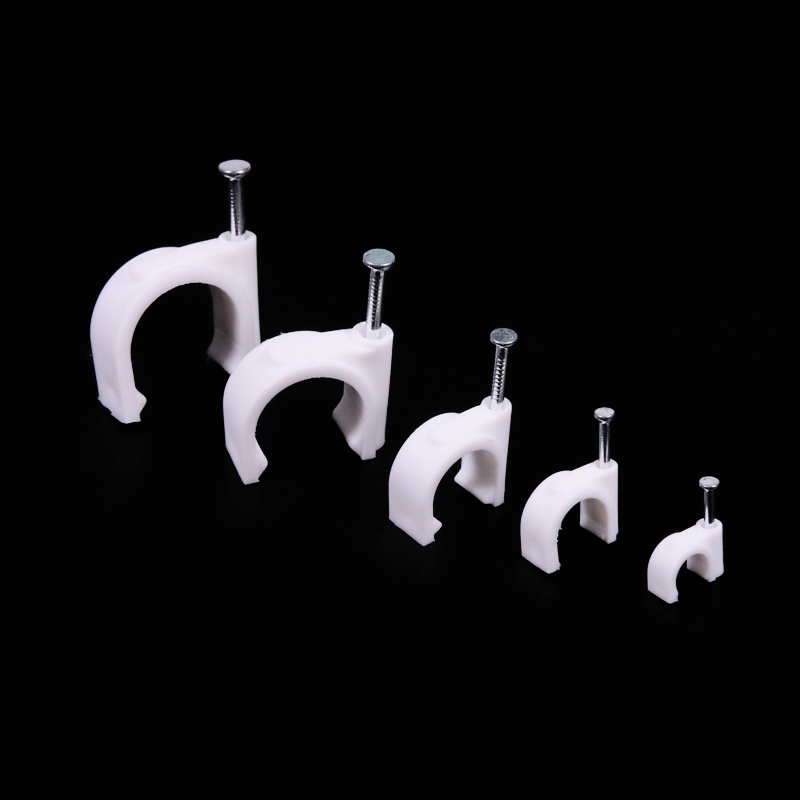 China Express High Quality Round 8mm Electrical Plastic Cable Clamps for Fixing Cables Products ...