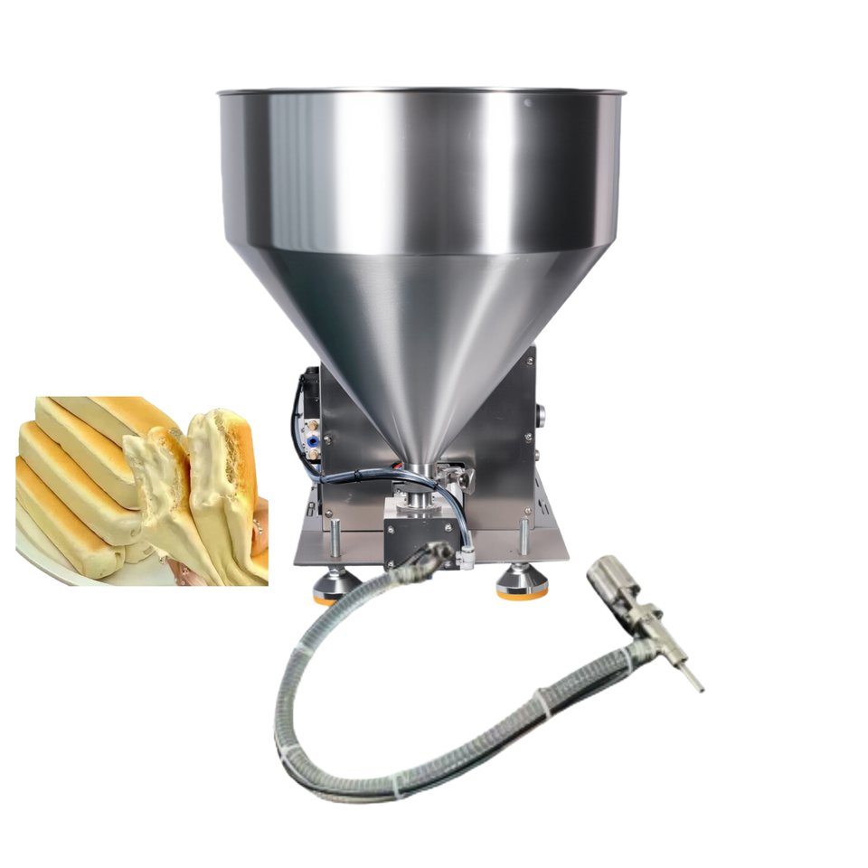 Small Desktop Gear Pump Filling Machine Jam Honey Cream Filling ...