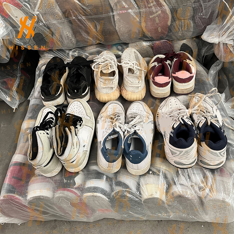 Second Hand Shoe Bales (45 50kg) Sneakers Men's Summer Shoes Wholesale ...