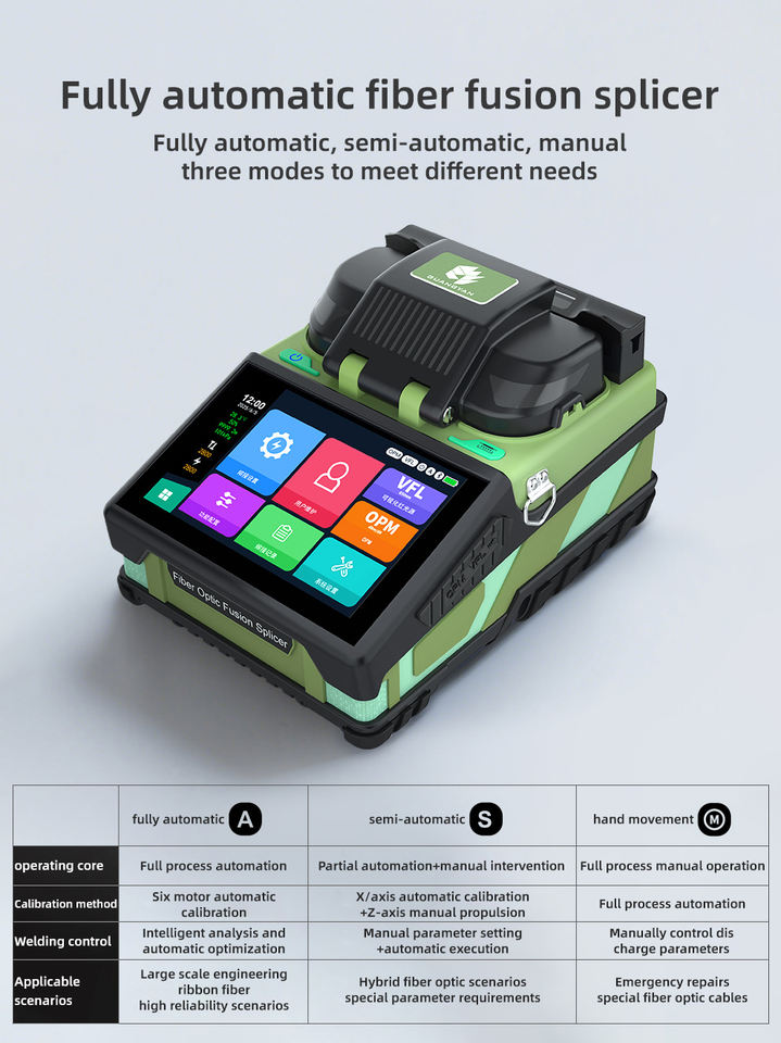 fusion Splicer K3S Six Motors Optical Fiber fusion Splicing Machine ...