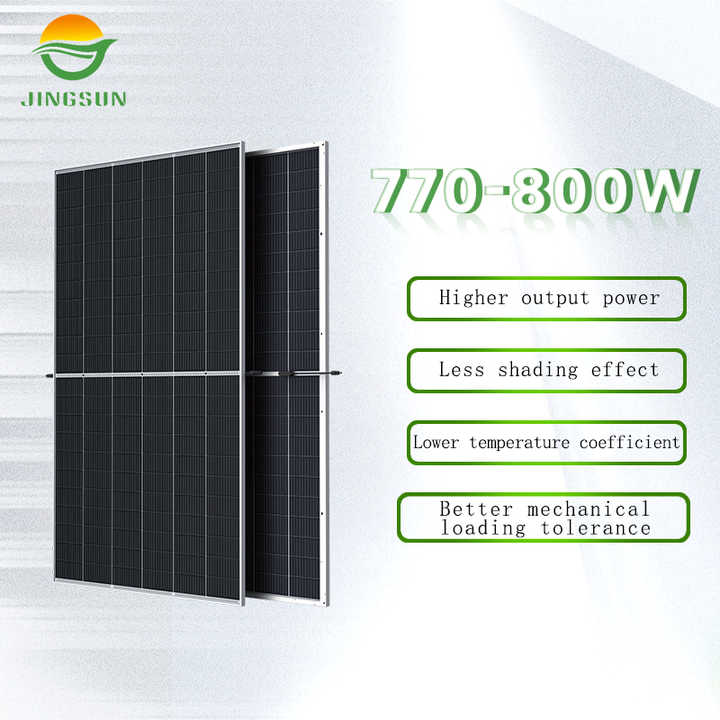 JINGSUN Bifacial Solar Panels - High Efficiency 770W-800W