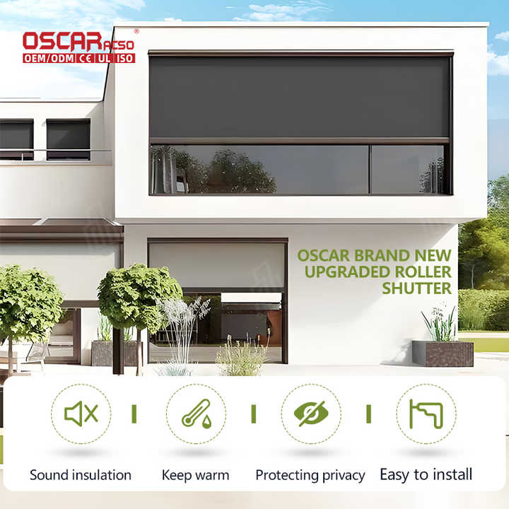 Motorized Roller Blinds Waterproof Uv Resistant Outdoor Garden Balcony ...