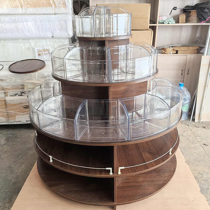 Shop Our Supermarket Island Display Shelf with PET Bins