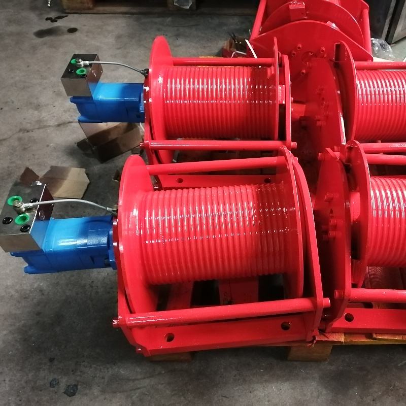 20 Ton Hydraulic Winch for Rescue Fishing Net Winch Wire Rope Winch