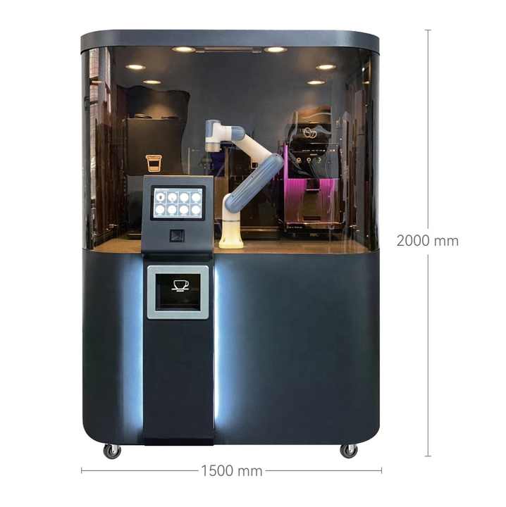OkyRie 24-Hour Collaborative Robot Arm Unmanned Coffee Vending Machine ...