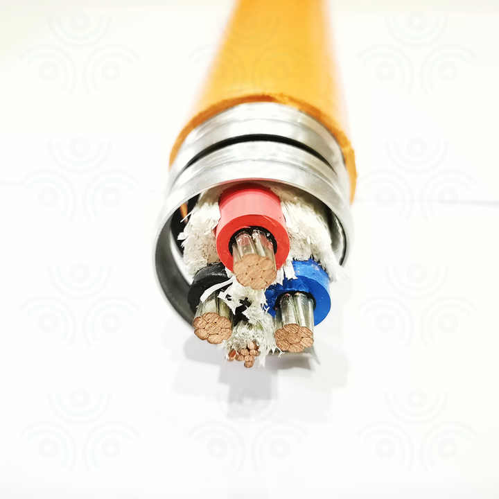 Certified 600v TECK 90 XLPE ARMOURED POWER CABLE COPPER AND AL AC90 ...