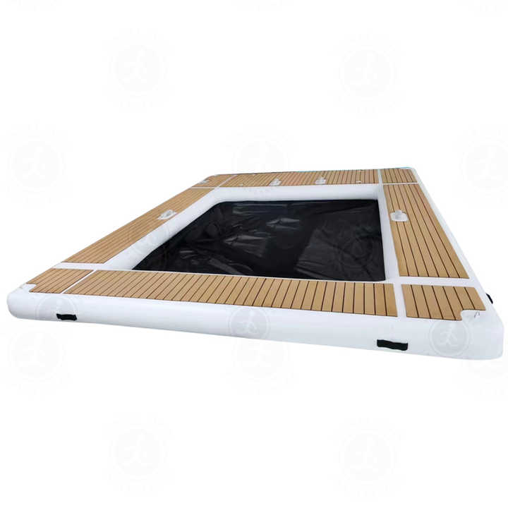 Portable Inflatable Sea Swimming Pool with Net Inflatable Yacht Ocean ...