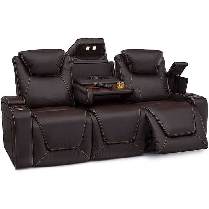 Home VIP Movie Theater - Recliner Sofa in Genuine Leather