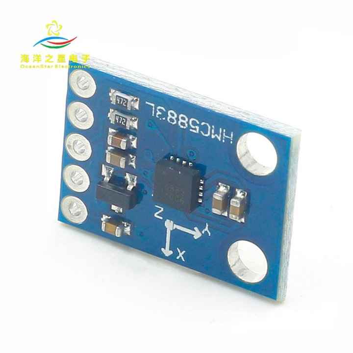 Triaxial Acceleration Gravity Angle Sensor Three-axis Compass ...