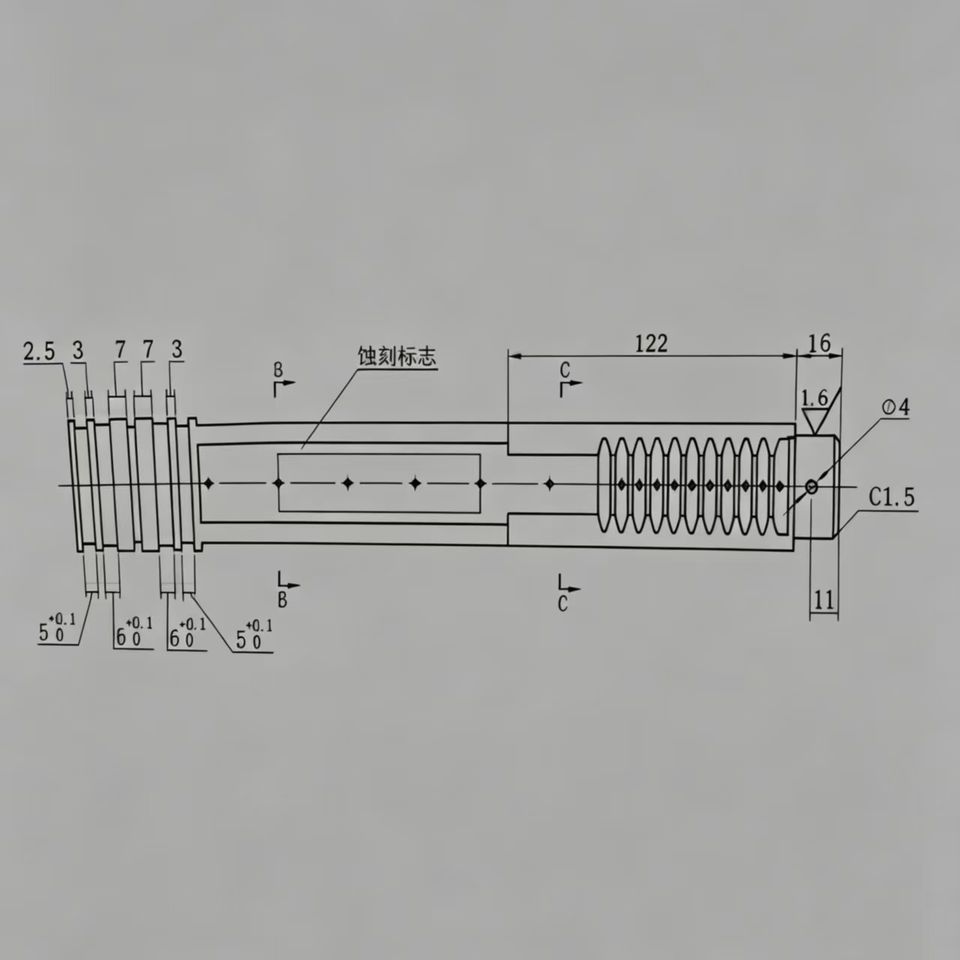 OEM Custom High Precision CNC Machining Milling Rod Axis for Motion ...