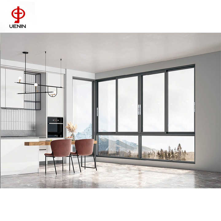 UENIN Modern Double Glazed Thermal Break Windows Soundproof Aluminum ...