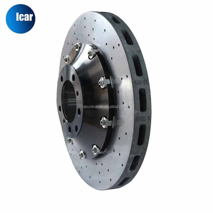 Carbon Ceramic Brake Disc 390*34mm Front Brake Disc for GTR R35 OE ...