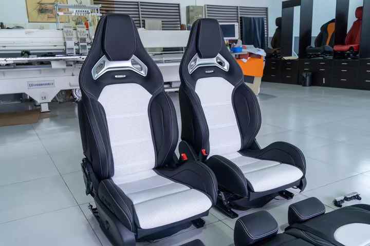 Car Luxury Sport Racing Seat Custom Carbon Fiber Panel Leather Cover ...