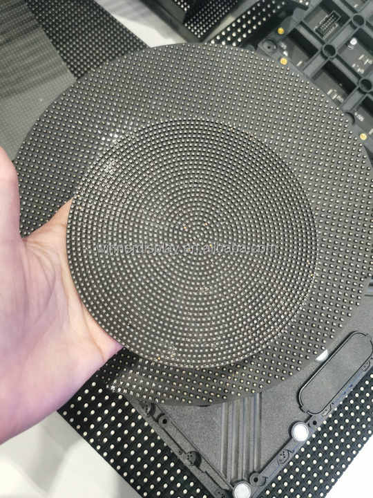 Customized creative spherical shape Indoor round led display module P2 ...