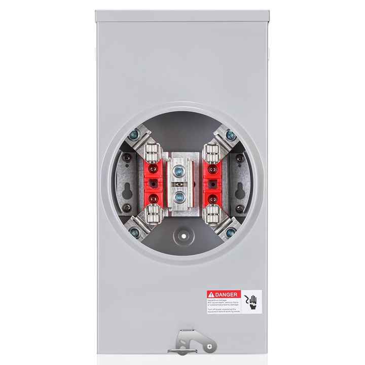 200 Amp Energy Meter Socket - Reliable 1 Phase Electric Watt Meter