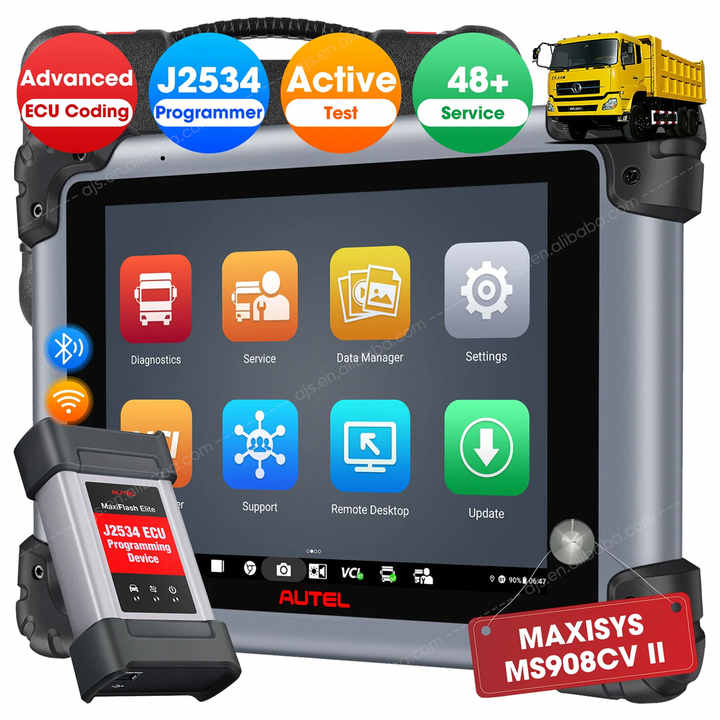 Autel Maxisys MS908CV II - Heavy Duty Truck Car Diagnostic Tool