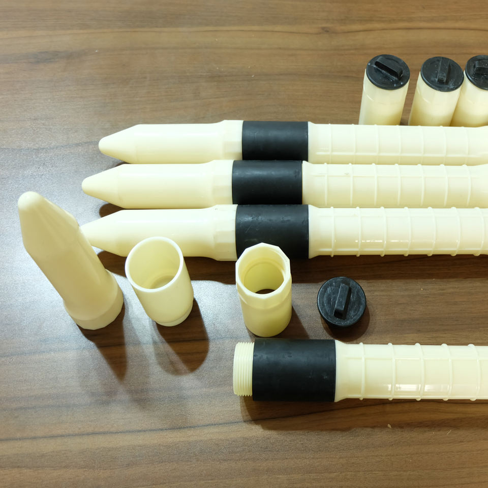 Threaded PVC/Rubber TAM Pipe with Bottom Cap and Non-Return Valve for ...