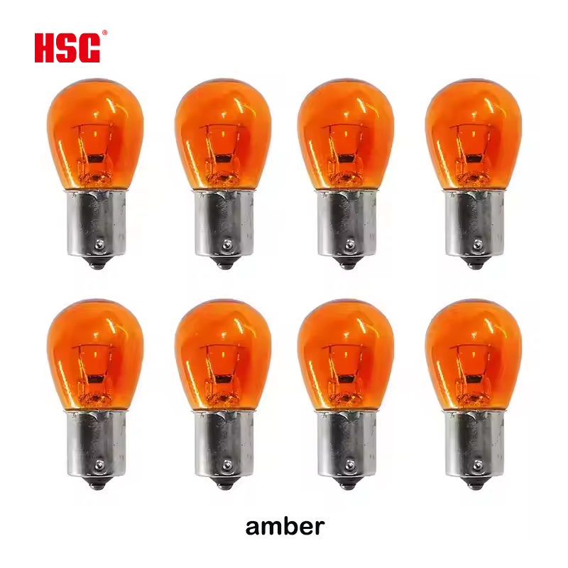 Car Bulb S25 12V Single Filament Double Filament 21/5W Clear Amber Light Lamp Auto Halogen Bulb ...