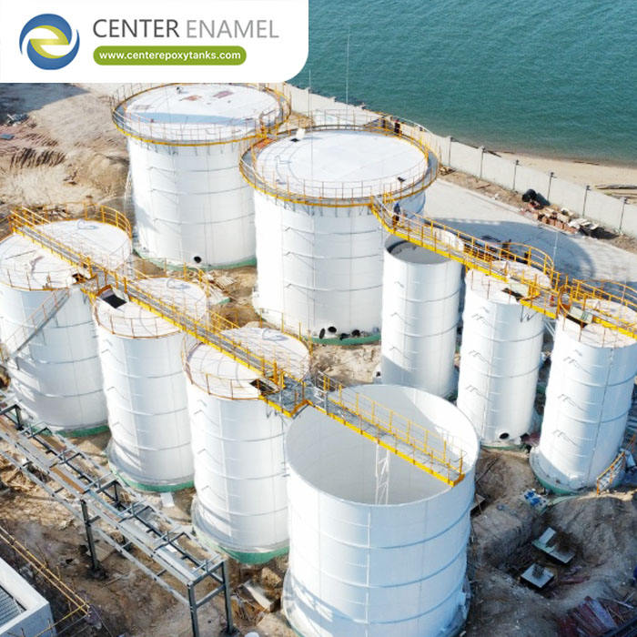 Higher Impact Durability Bolted Steel Tanks alkalis tank Sludge Storage ...