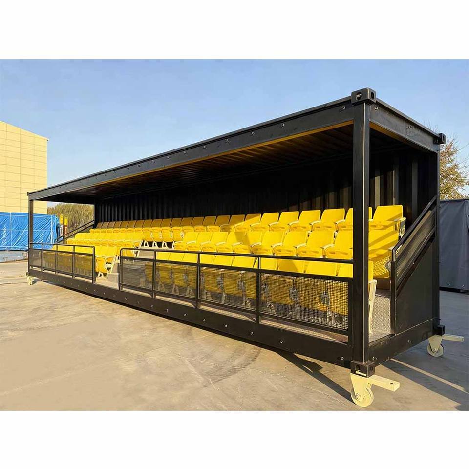 Stadium Seating Prefab Container Grandstand Mobile Spectator Stands ...