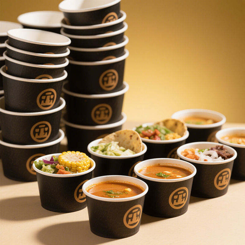 Food Grade Custom Disposable Waterproof Single Wall Food Packaging ...